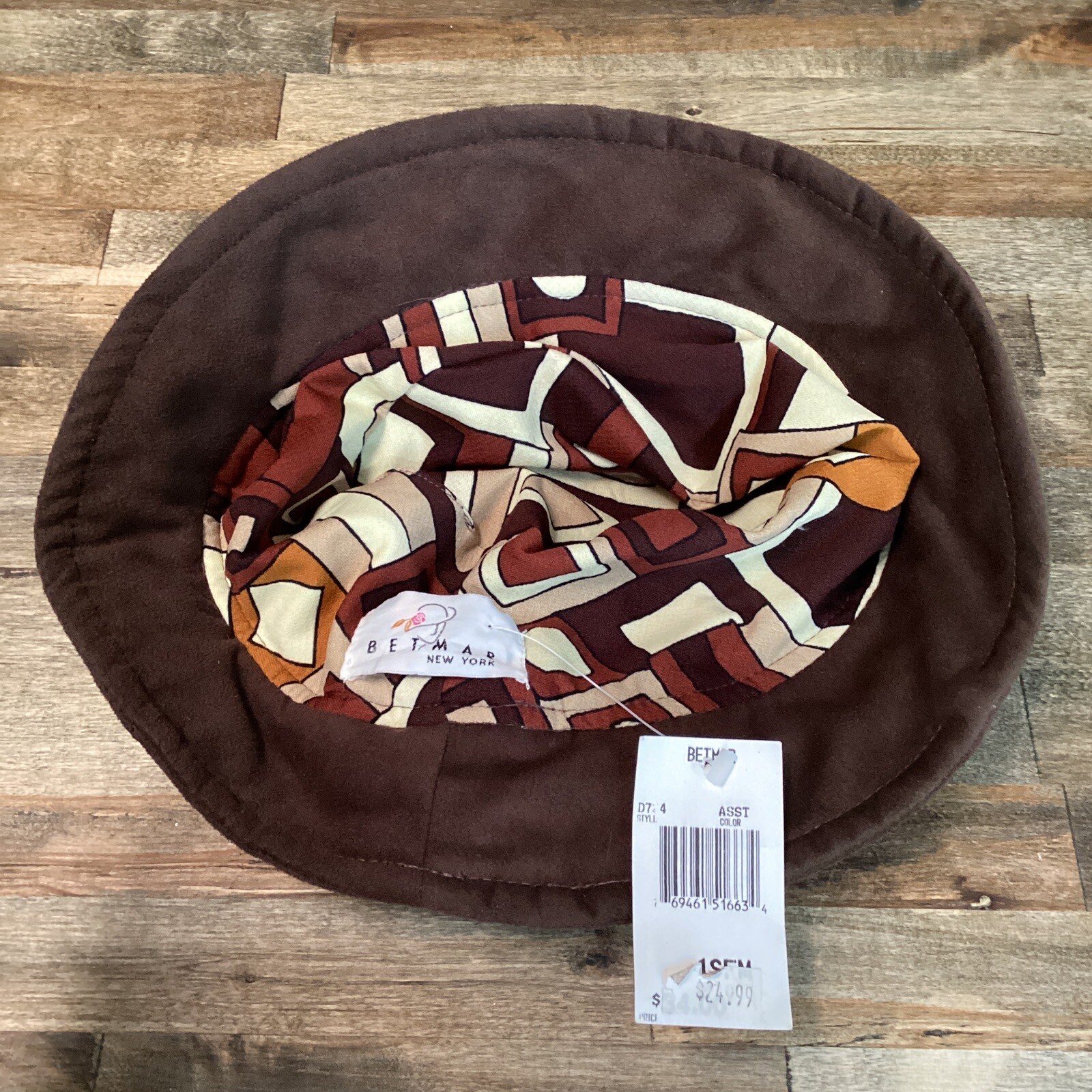 Betmar New York Women’s Brown Soft Bucket Hat Fashion Foldable Packable ...
