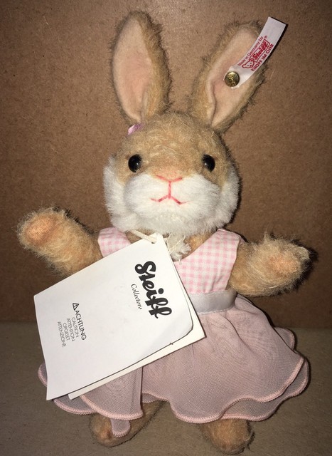 2013 Steiff Rabbit Valerie 17cm Mohair Limited Edition 034589 for sale ...