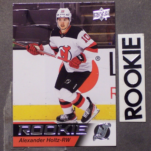 ALEXANDER HOLTZ RC 2021/22 Upper Deck Star ROOKIES #15 New Jersey ...