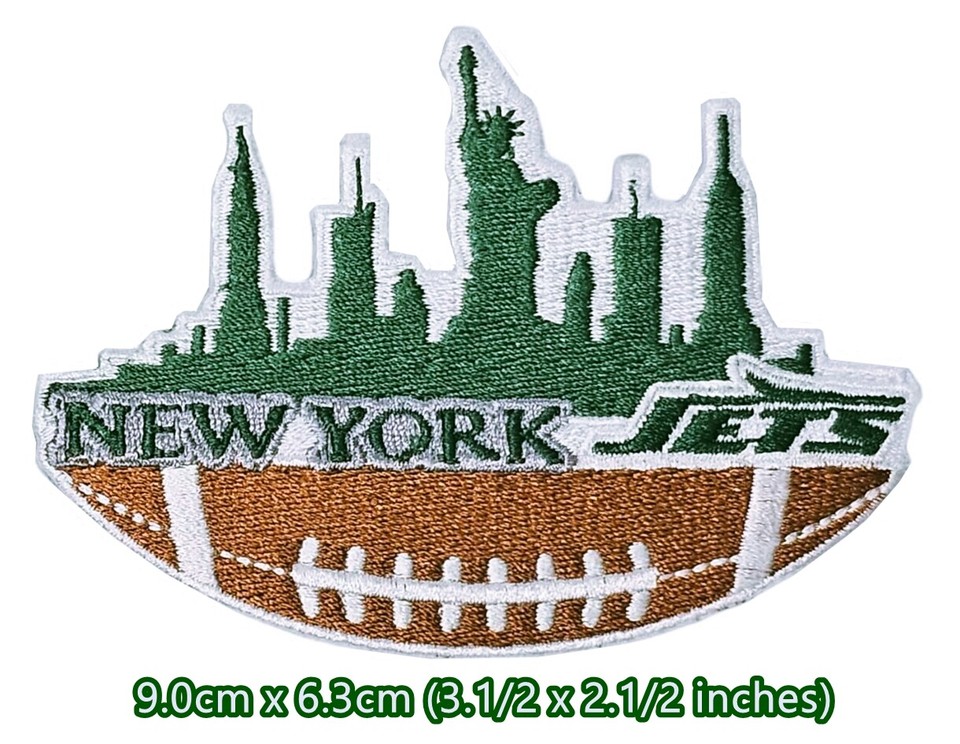 New York Jets Embroidery Sport Patches Iron,Sew(Select options) Thai by ...