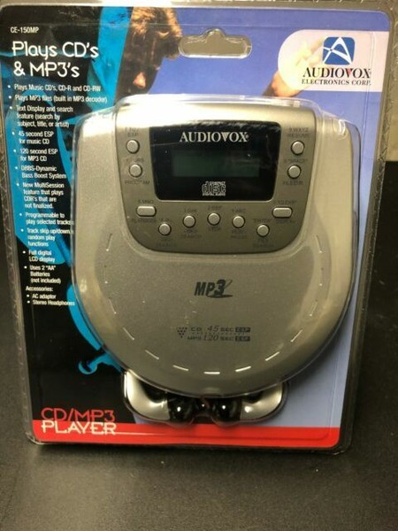 Audiovox CE-150MP Personal CD Player for sale online | eBay