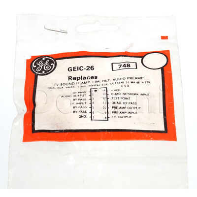 GEIC-26 Original GE Semiconductor ECG748, NTE748 | eBay