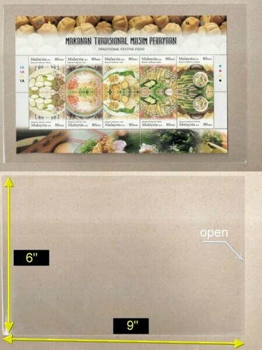 *FREE SHIP* OPP Plastic Sleeve Size [6" x 9"] for Stamp Banknote (40 ...