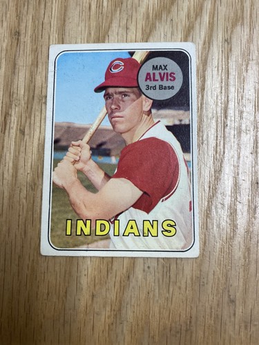 1969 Topps Baseball Max Alvis Cleveland Indians Card #145 | eBay