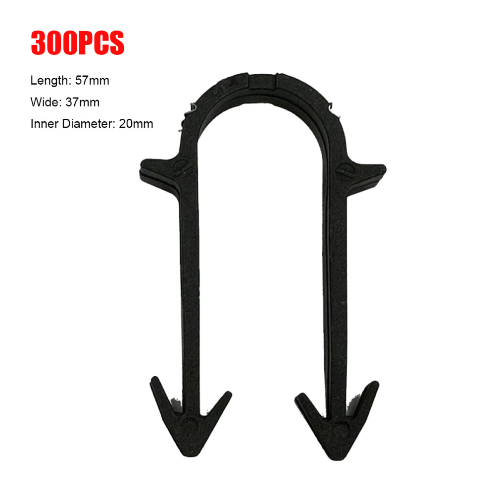 UNDERFLOOR HEATING PIPE STAPLES TACKER CLIPS 57mm STAPLES TO FIT Dia ...