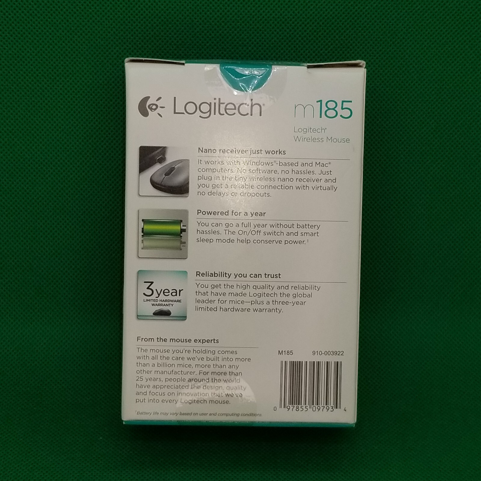 Logitech Wireless Mouse M185 - Silver for sale online | eBay