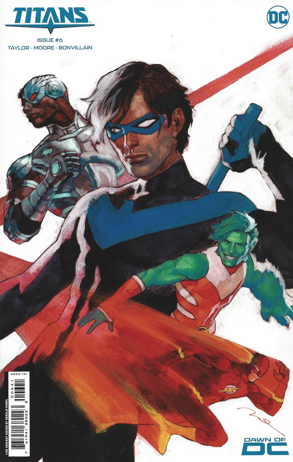 Titans #6 1:25 Gerald Parel Variant Tom Taylor DC 2023 | eBay