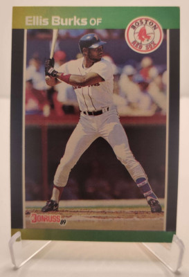 1989 Donruss #303 Ellis Burks Boston Red Sox baseball card | eBay