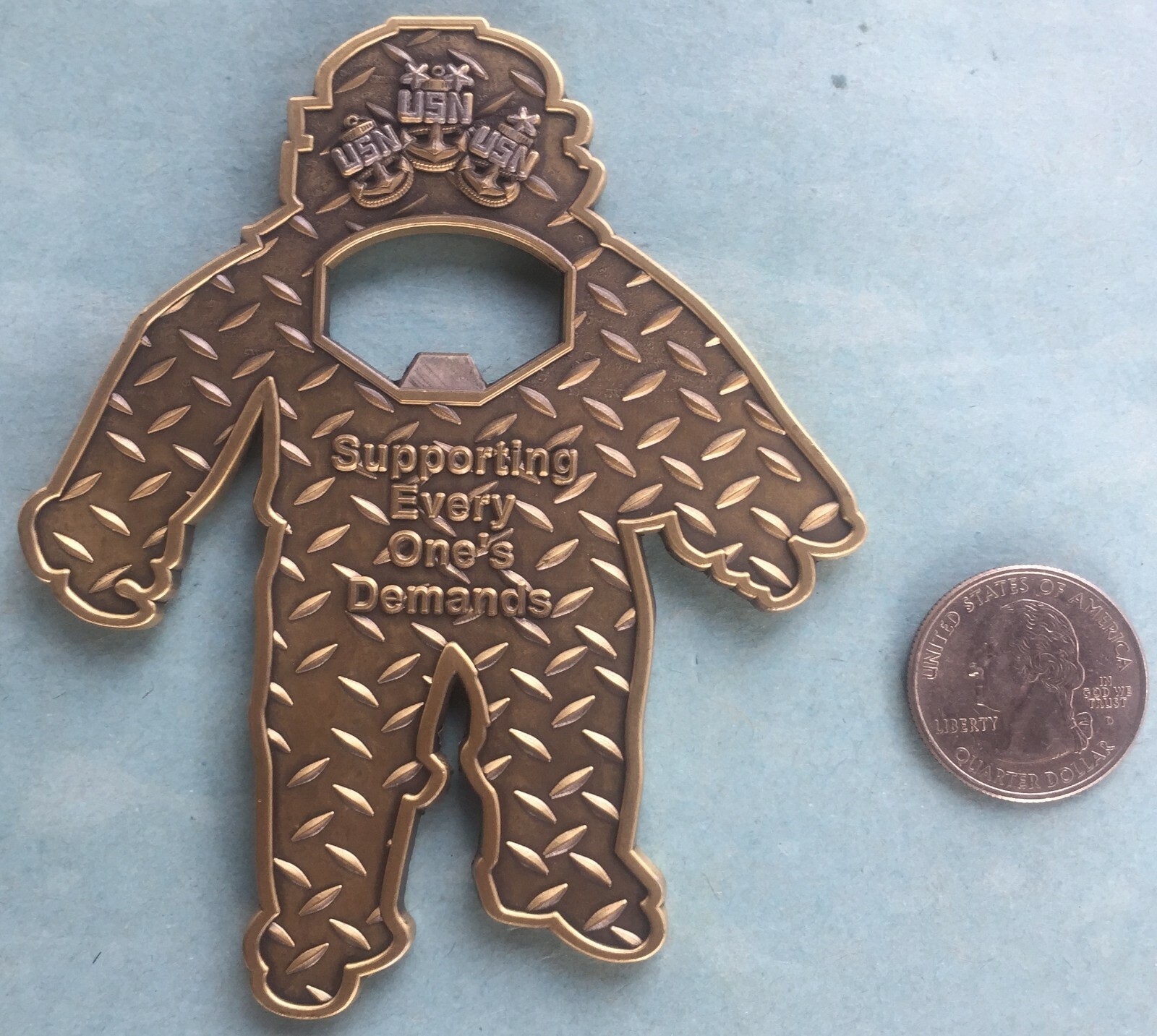 US NAVY CHALLENGE COIN EXPLOSIVE ORDNANCE DISPOSAL (EOD) CHIEFS MESS ...