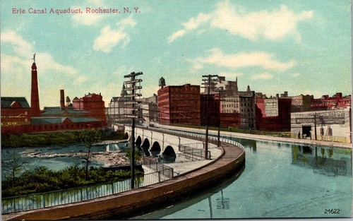 Erie Canal Aqueduct Rochester NY c1910 Postcard C48 | eBay