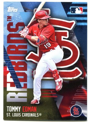 2023 Topps London Series Tommy Edman variation insert card St. Louis ...