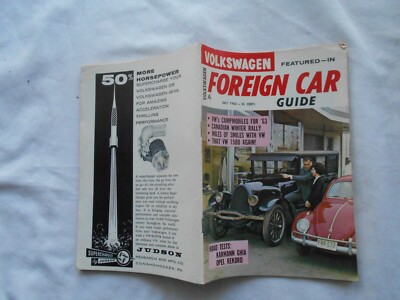FOREIGN CAR GUIDE Magazine-JULY,1963-VOLKSWAGEN | eBay