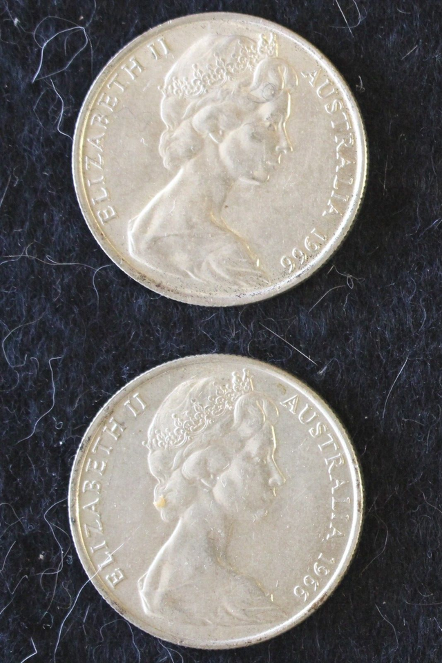 6 X Australian 1966 Round 50 CENT Coins (80% Silver) - Circulated | eBay