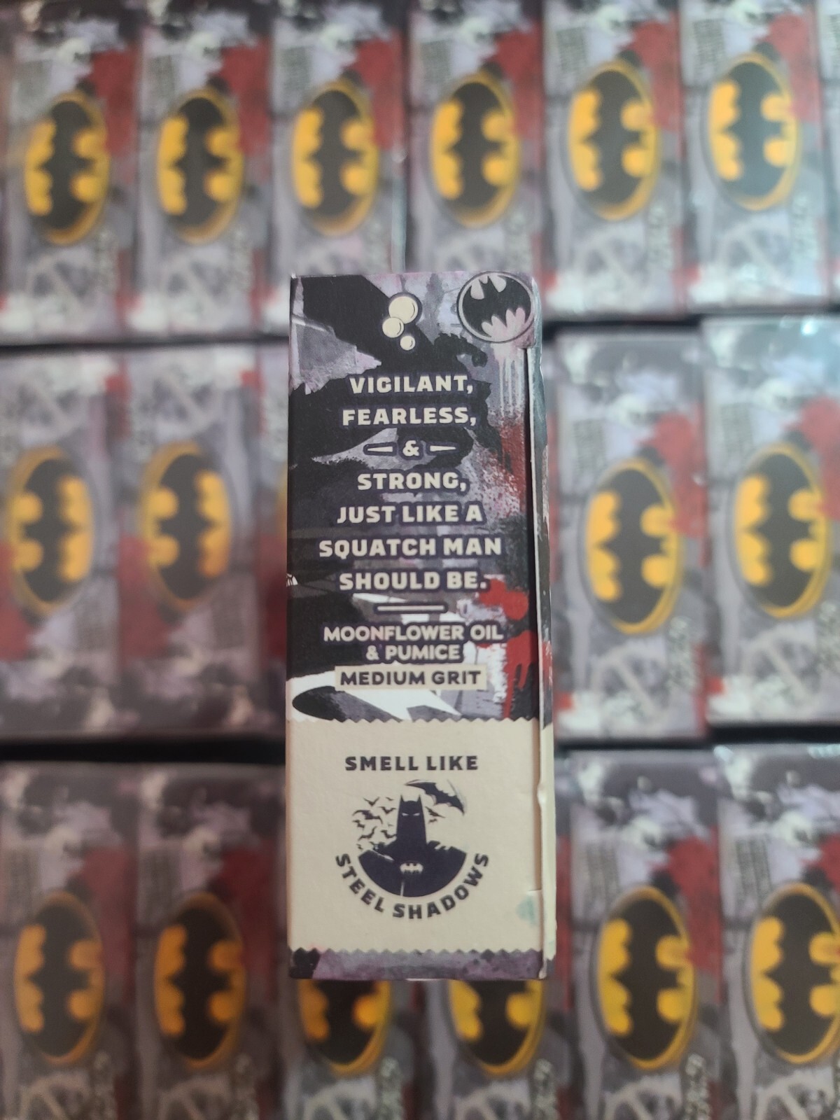 Dr Squatch Soap Dark Knight Scrub DC Limited Edition Medium Grit Brick ...