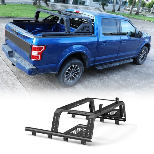 For 2017-2024 Ford F250/F350 Overland Bed Racks Ladder Truck Back Cargo ...