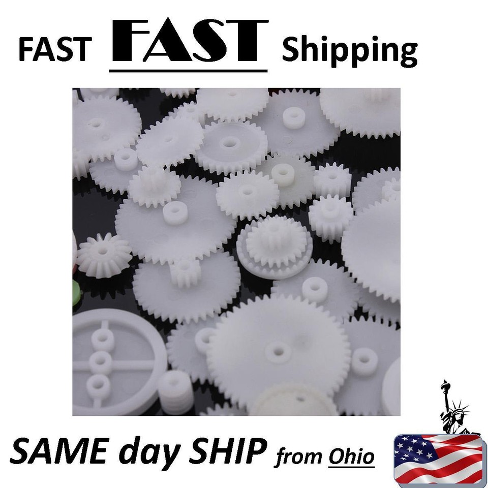 gear assortment #3 - small plastic gear assortment multi pack LOT gears ...