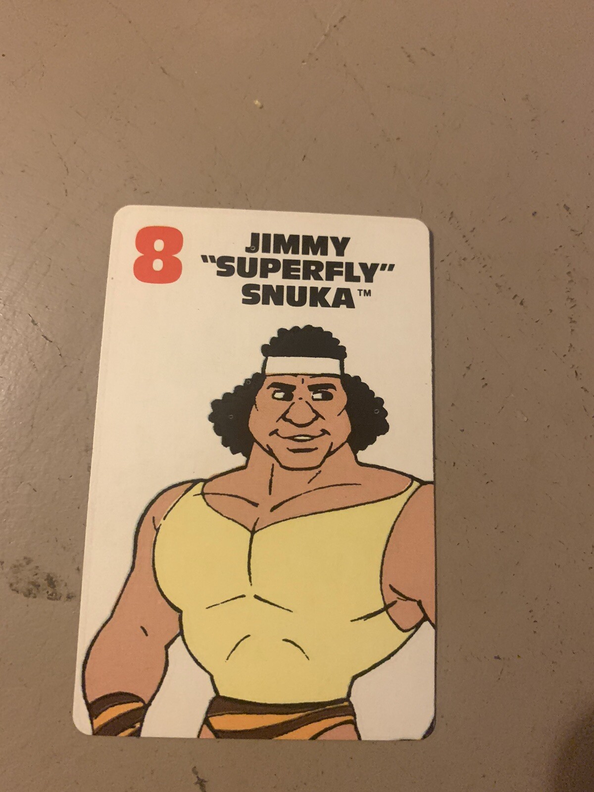 WWF Hulk Hogan’s Rock N Wrestling Card 8 Superfly Jimmy Snuka WWE And ...