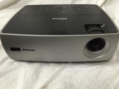 InFocus IN24+ DLP Projector 258 Lamp Hours Dark Spot SOLD AS-IS Working ...