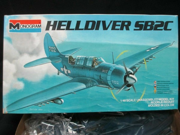 Monogram 1983 Helldiver Sb2c 1/48 Scale 6831 Model Kit for sale online ...
