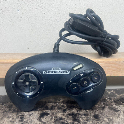 Sega Genesis 3 Button Controller Model 1650 OEM Authentic | eBay
