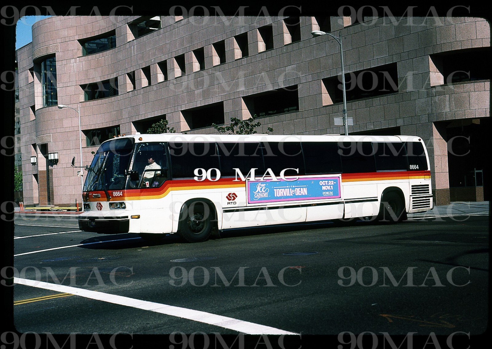 SCRTD-RTD GM RTS BUS #8664. Los Angeles (CA). Original Slide 1987. | eBay