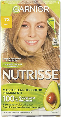 Garnier Hair Dye Nutrisse shade 73, Honey (MIEL) Hair Color Dye. | eBay
