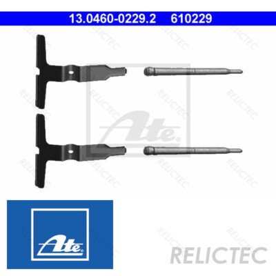 Rear Brake Pad Fitting Kit Accessory MB:W210,W202,CL203,S202,W203,R170 ...