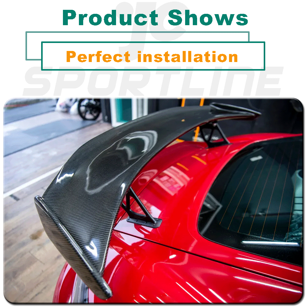 Carbon Heckspoiler Heckflügel Lippe für Porsche Cayman Boxster GT4 981 ...