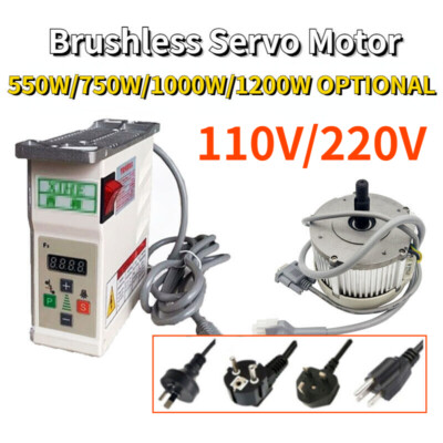 Electric Brushless Face Mount 550W-1200W Controller Servo Motor Control ...