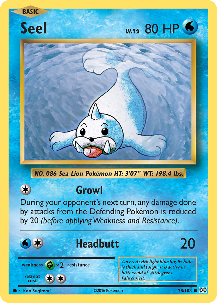 Seel (Common)[N4]: Buy and Sell Prices & Values - Pokécazilla