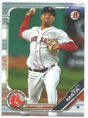 Bryan Mata Boston Red Sox 2019 Bowman Baseball Prospects Card | eBay