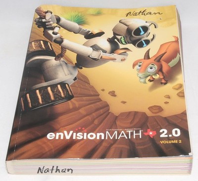 ENVISION MATH 2.0 - STUDENT EDITION Paperback Workbook GRADE 4 Vol 2 ...