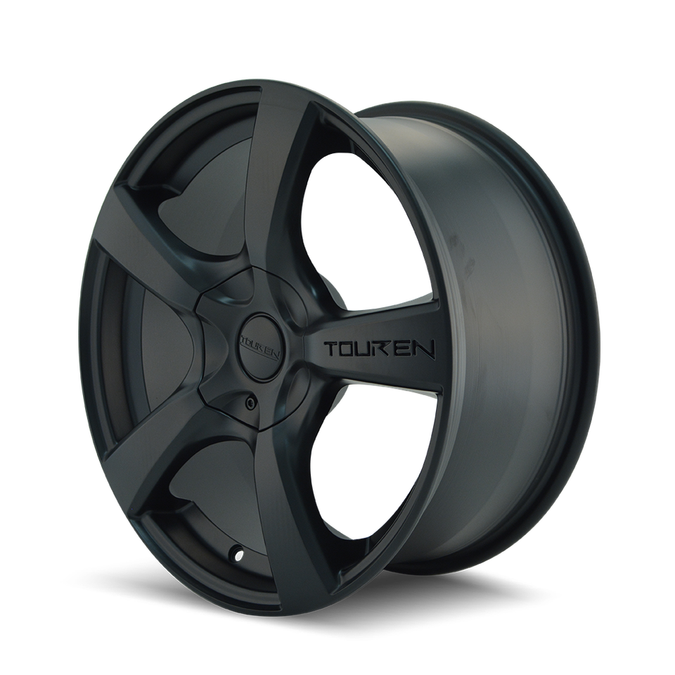 (Set-4) Touren TR9 16x7 5x100/5x114.3 42mm Matte Black Wheels Rims 16 ...