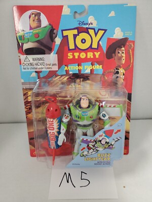 Disney TOY STORY BUZZ LIGHTYEAR Action Figure Thinkway 1995 VTG with ...