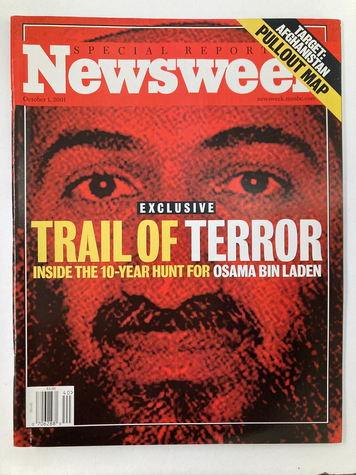 Newsweek Magazine October 1 2001 Osama bin Laden Trail of Terror VG No ...