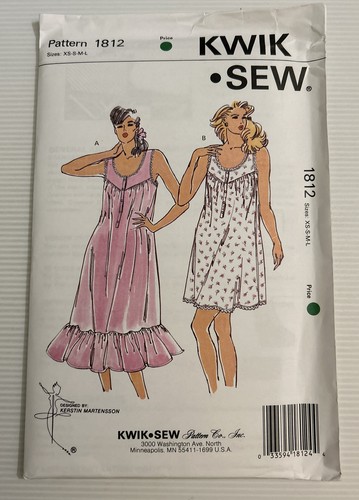 Kwik Sew 1812 Vintage 80s Sewing Pattern Size: XS-S-M-L Cottagecore ...
