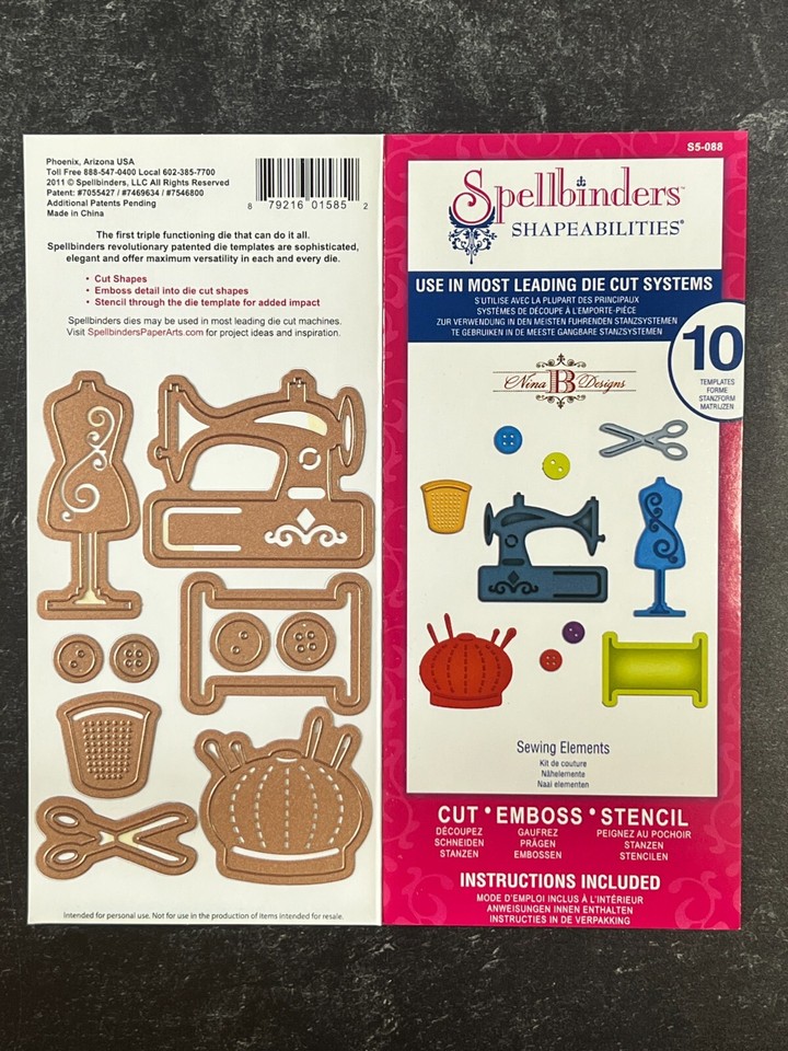 Spellbinders Nestabilities Dies-Gently Used-Metal Dies-Spellbinders ...