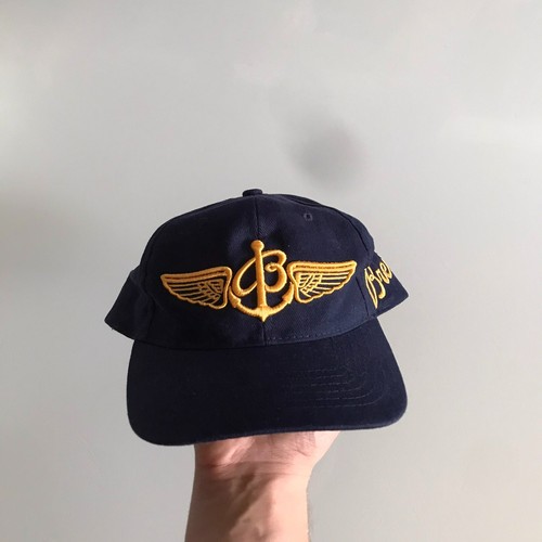 VTG Breitling Swiss Baseball Cap Blue Logo 100% Cotton | eBay