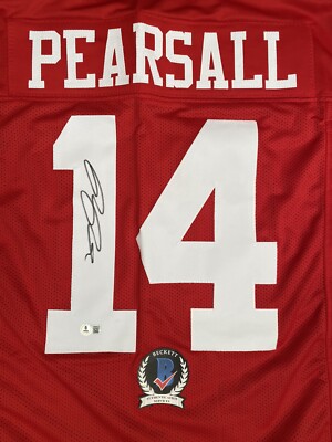 RICKY PEARSALL AUTOGRAPH SIGNED SAN FRANCISCO 49ERS JERSEY BECKETT COA ...