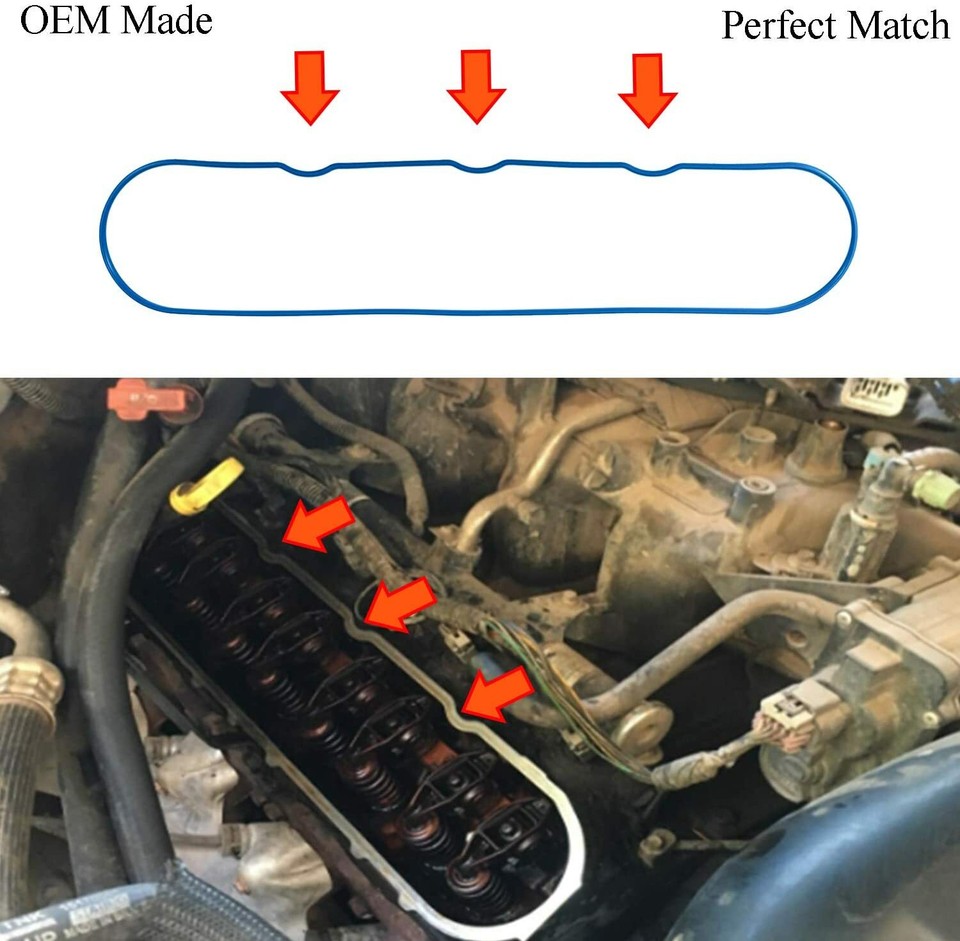 Valve Cover Gasket Grommets Set VS50504R1 VS50250A for Chevy GMC ...