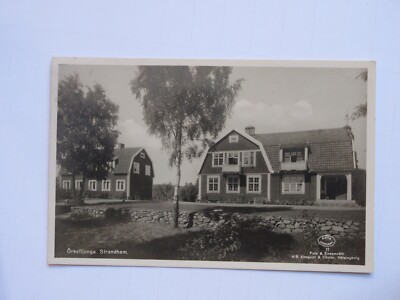 SWEDEN Vintage Real Photo Postcard - Orkelljunga Strandhem | eBay