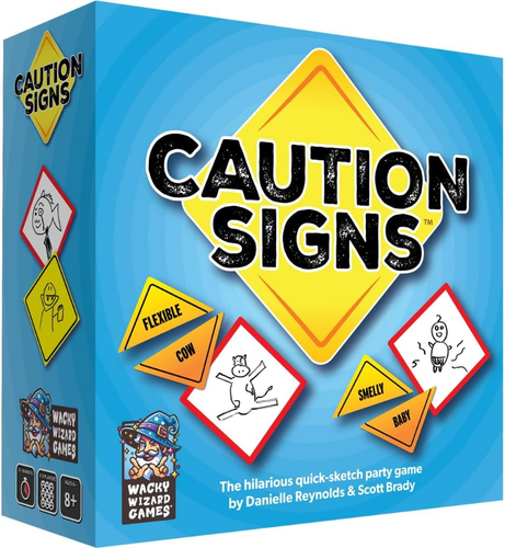 Wacky Wizard Games, Caution Signs: a Hilarious Quick-Sketch Party Game ...