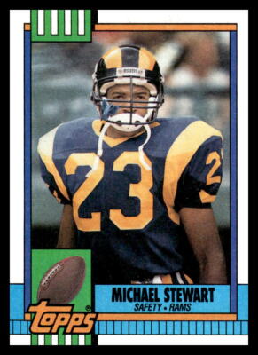 1990 Topps Michael Stewart #83 Los Angeles Rams Football Card | eBay