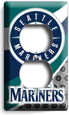 SEATTLE MARINERS BASEBALL TEAM OUTLET PLATES MAN CAVE SPORTS FAN GIFT ...