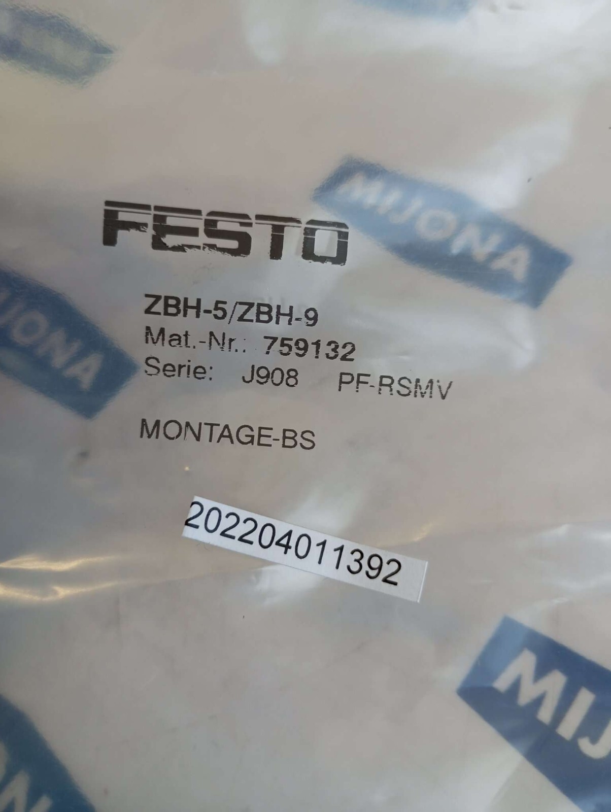 Festo ZBH 5 ZBH 9 759132 MONTAGE ZBH-5/ZBH 9 | eBay.de