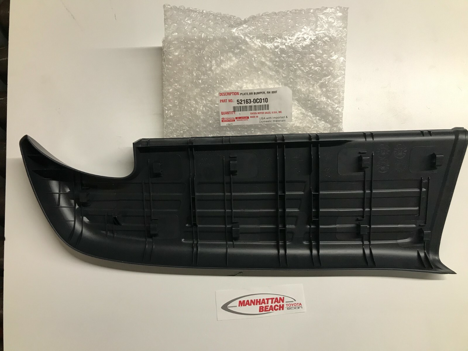 2000-2006 TUNDRA RIGHT REAR BUMPER PAD GENUINE TOYOTA 52163-0C010 | eBay