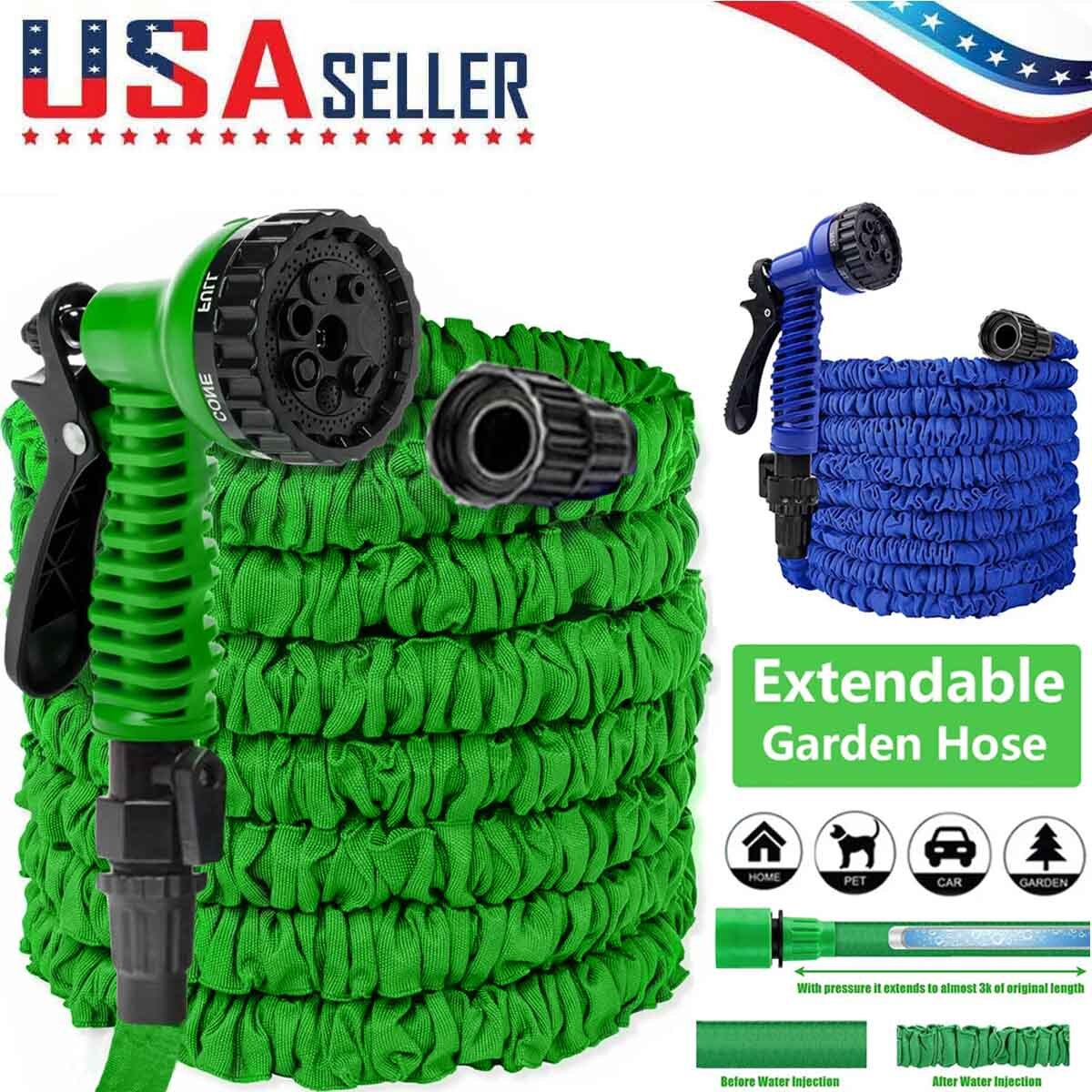 Expanding Expandable Flexible Garden Hose Pipe With Spray