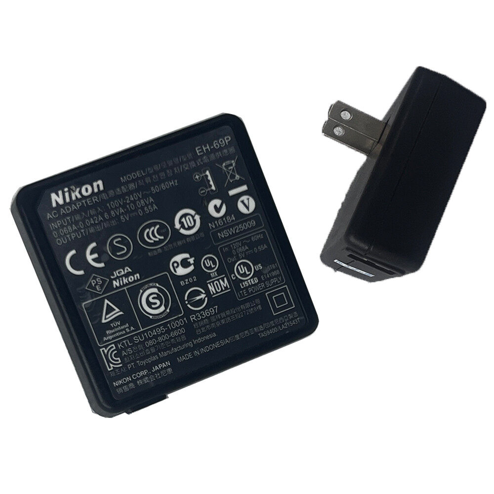Genuine OEM Nikon EH-69P AC Power Adapter Charger For Coolpix Camera ...