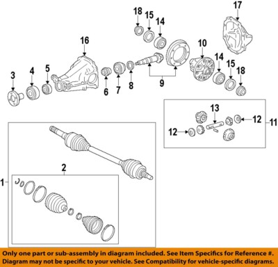 FORD OEM 15-18 F-150 Rear Differential-Front Pinion Bearing FL3Z4561A ...
