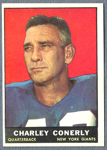 1961 Topps Charley Conerly New York Giants #94 EX | eBay